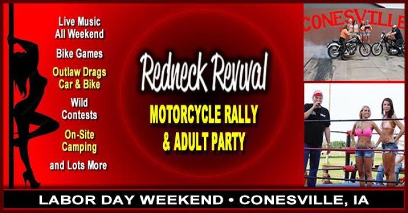Redneck Revival Labor Day Motorcycle Rally 2026 - CycleFish